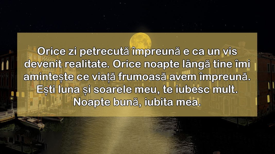 80 cele mai potrivite și frumoase mesaje de noapte buna pentru iubita