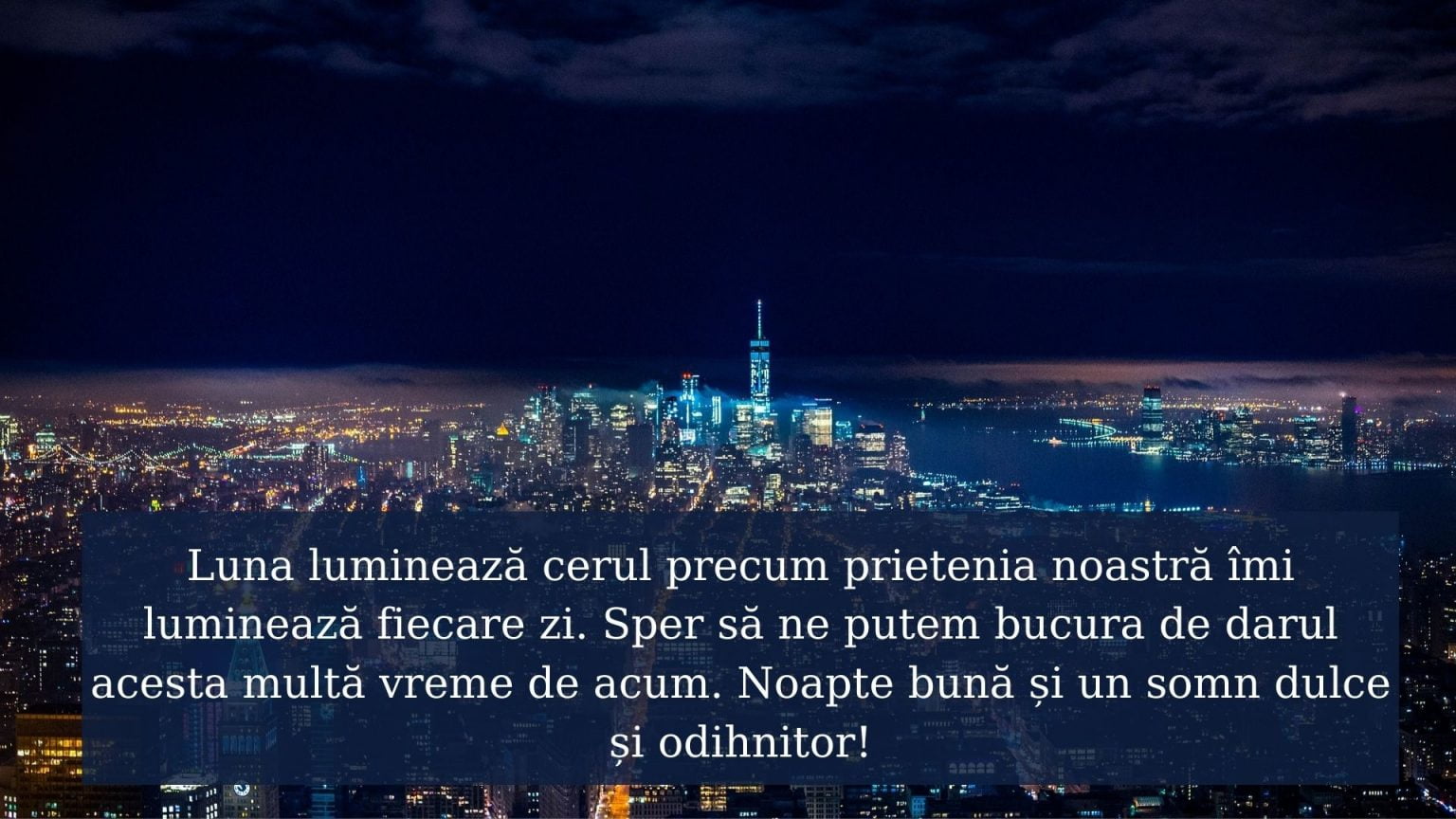 58 de mesaje frumoase de noapte bună - Postmodern